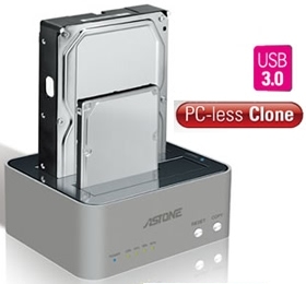 Astone DOC-232 Dual 2.5"/ 3.5" SATA to USB 3.0 Hard Drive Dual Bay ...