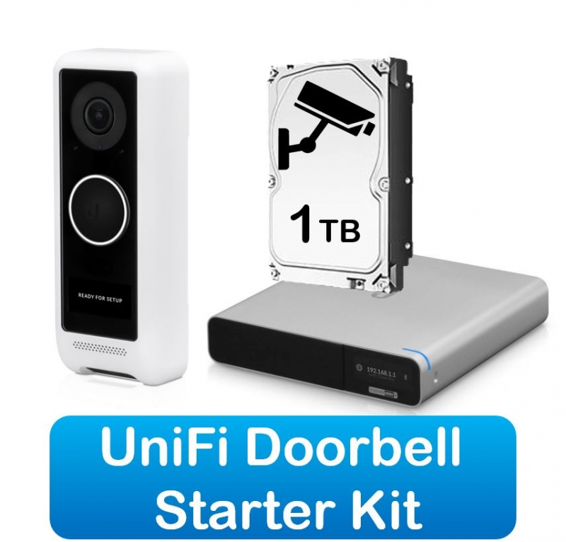 Ubiquiti UniFi Doorbell Starter Kit Protect G4 Doorbell W UCK G2 PLUS ubiquiti-unifi-doorbell-starter-kit-protect-g4-doorbell-w-uck-g2-plus