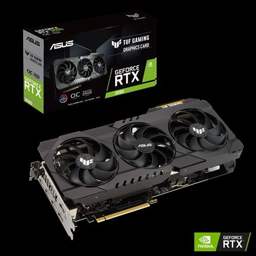 ASUS nVidia GeForce TUF-RTX3090-O24G-GAMING RTX 3090 24GB OC Ampere SM ...