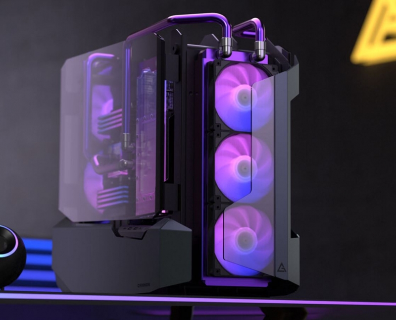 Antec CANNON Open Frame Case, E-ATX, ATX, Micro-ATX, ITX. Tempered ...
