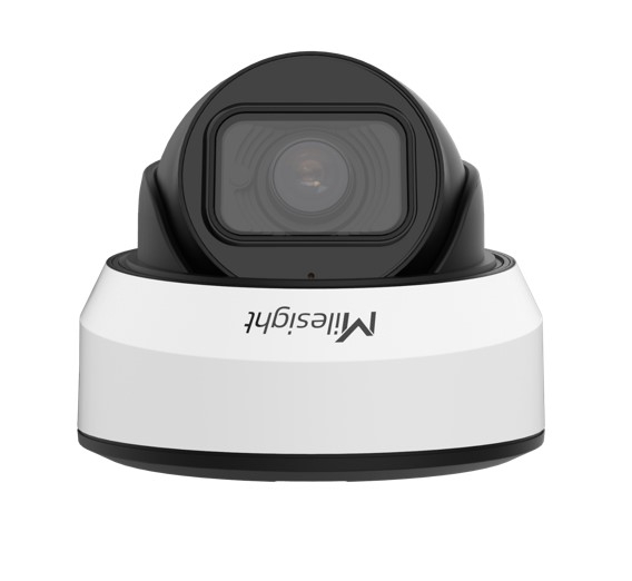 MileSight 2MP Weather-Proof Turret Dome Camera, Motorised Lens, 50m IR ...