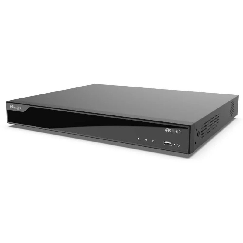Milesight 16 Channel NVR, 2x HDD Slots (Max 10TB Each), 16x PoE Ports ...