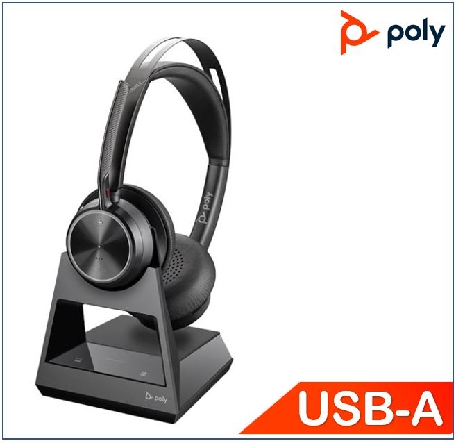 Plantronics/Poly Voyager Focus 2 Office Headset, Standard, USB-A ...
