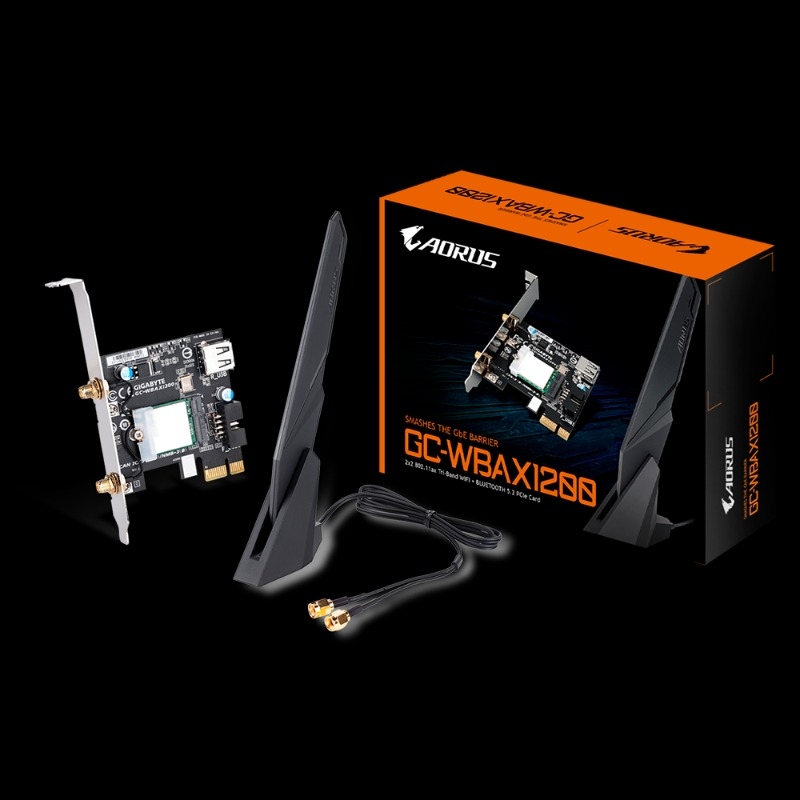 Gigabyte WBAX1200 WiFi 6 PCIe Adapter GC-WBAX1200