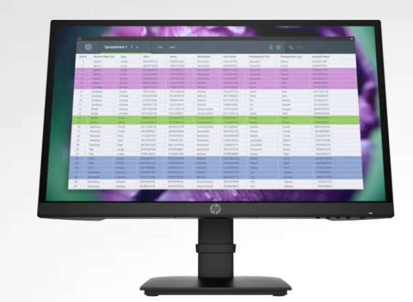 HP P22 G4 22 FHD Monitor 21.5" IPS 16:9 1920x1080 5MS 1000:1 DP HDMI ...