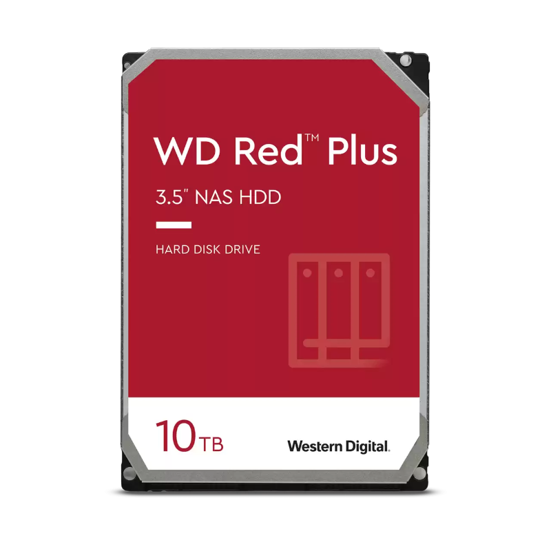 Western Digital 10TB RED PLUS 256MB CMR 3.5IN SATA 6GB/S ...