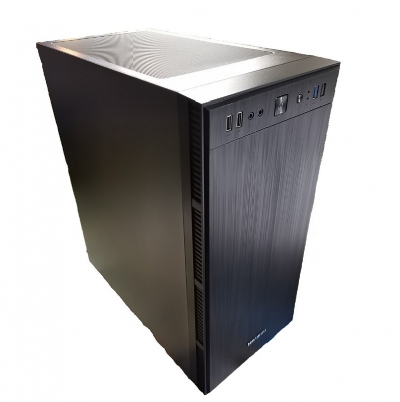 Tsunami P343-600W Mid Tower Case: ATX / Micro-ATX Black color With 600W ...