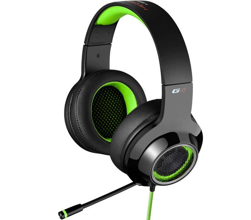 Edifier G4 7.1 Virtual Surround Sound USB Gaming Headset Green, Built ...