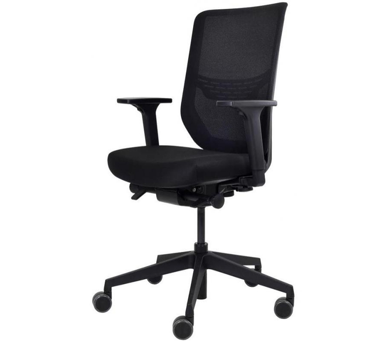 Ergotron WF Mesh Chair with 4D Armrest Graphite Black 98-561, BIFMA ...