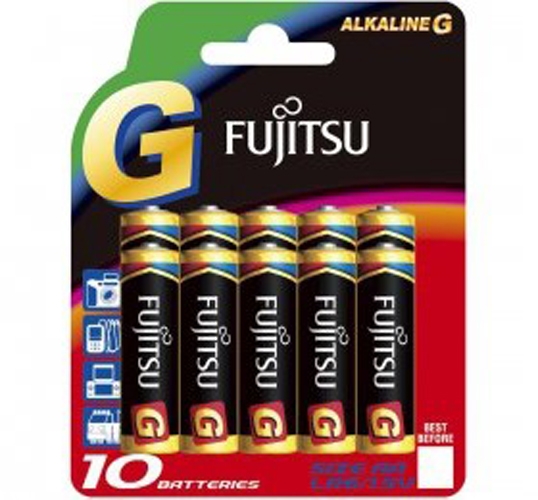 Fujitsu Alkaline G High Capacity Battery AA 20 pack