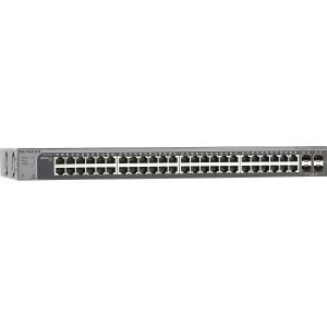 Netgear Prosafe S3300-52x-poe+ (48-port Poe+ Gigabit Stackable Smart ...