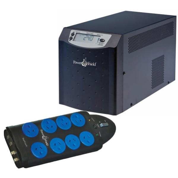 Powershield Commander Psc1000 Plus Bonus Zapguard 8 Way Power Surge ...