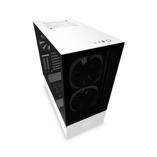NZXT Matte White H510 Elite Mid Tower Chassis (Smart Device) Nzt-Ca ...