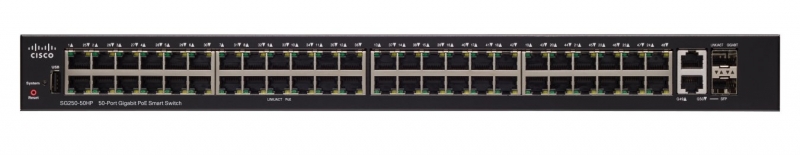 Cisco Sg250-50 50-port Gigabit Smart Swi Sg250-50-k9-au