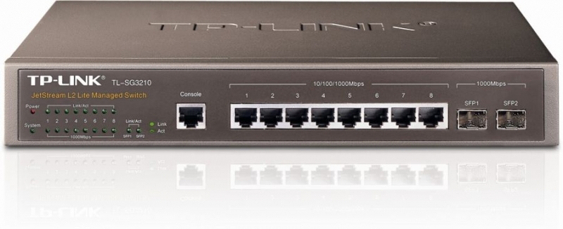 Tp-link Tl-sg3210 Jetstream 8 Port L2 Managed Switch 10/100/1000 Sfp(2 ...