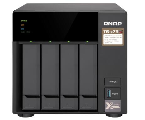 Qnap Ts-473-4G 4 Bay Nas (No Disk) Rx-421Nd M.2 Ssd Slot(2) 4Gb Gbe(4) Twr 2Yr Ts-473-4G