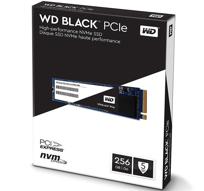 Western Digital Wd Black 256gb Performance Ssd Pcie Nvme M.2 2280 ...