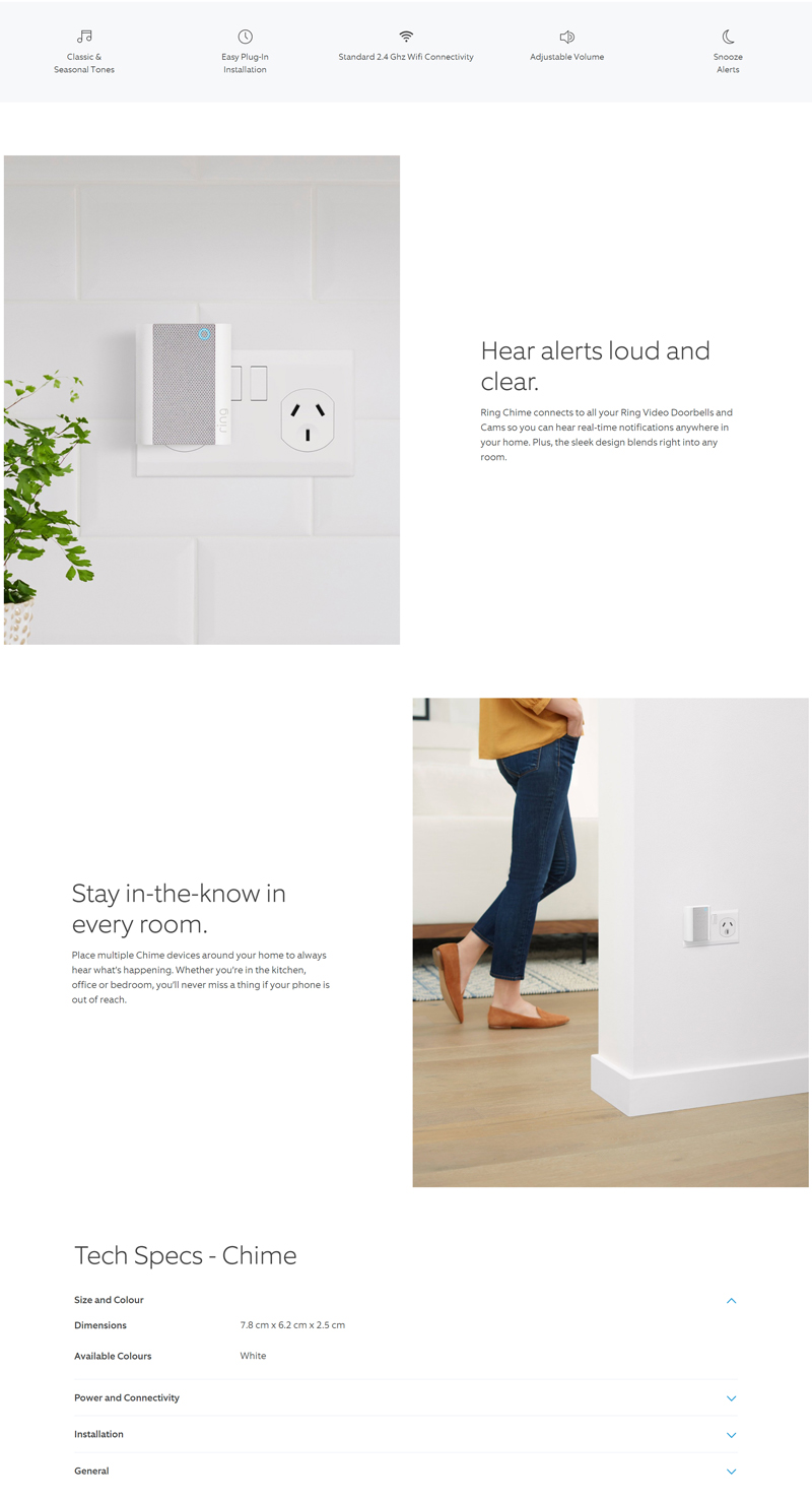 Ring Indoor Chime (2nd Generation) 8AC1SZ-0AU0